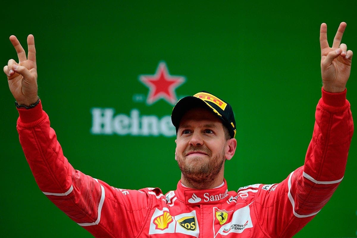 Sebastian Vettel satisfeito em conseguir recuperar o pódio