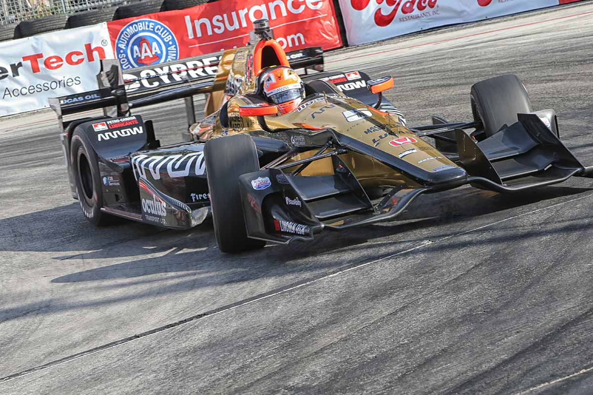 Hinchcliffe acerta na estratégia para vencer em Long Beach