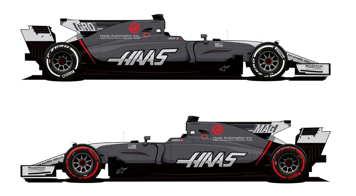 Haas apresenta nova pintura para temporada 2017