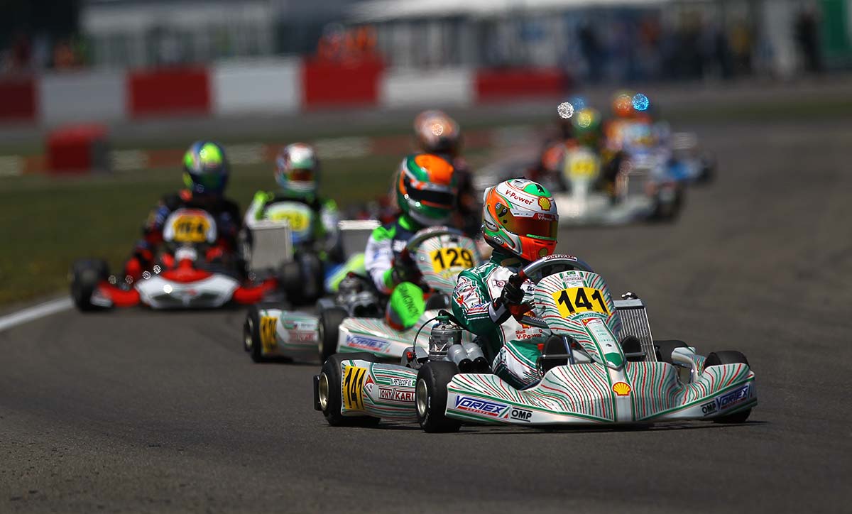Gianluca Petecof faz grande corrida de recuperação no Europeu de Kart