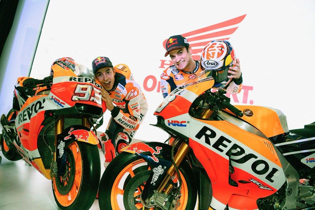 Repsol Honda apresenta suas máquinas para 2018 com Márquez e Pedrosa