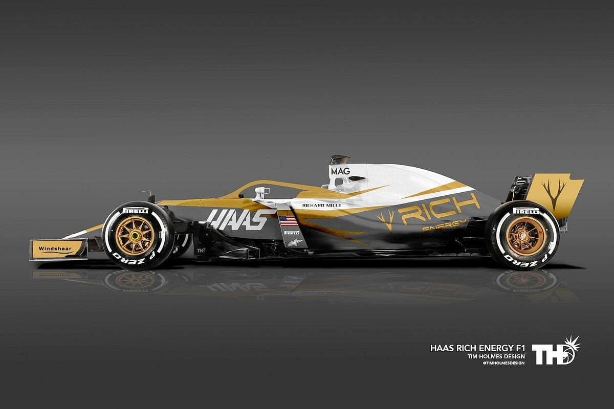 Rich Energy apresenta "pintura conceito" da Haas para a temporada 2019 ...