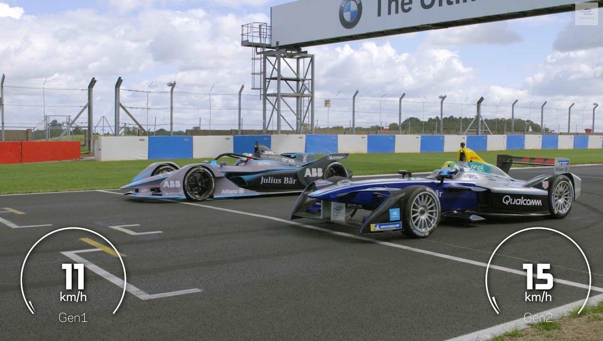 VÍDEO: Confira o duelo entre o Gen1 e o Gen2 da Fórmula E em Donington Park