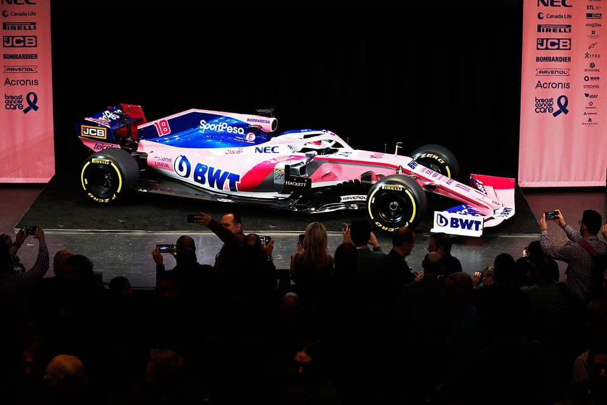 Racing Point apresenta seu novo carro e patrocinadores para a temporada ...