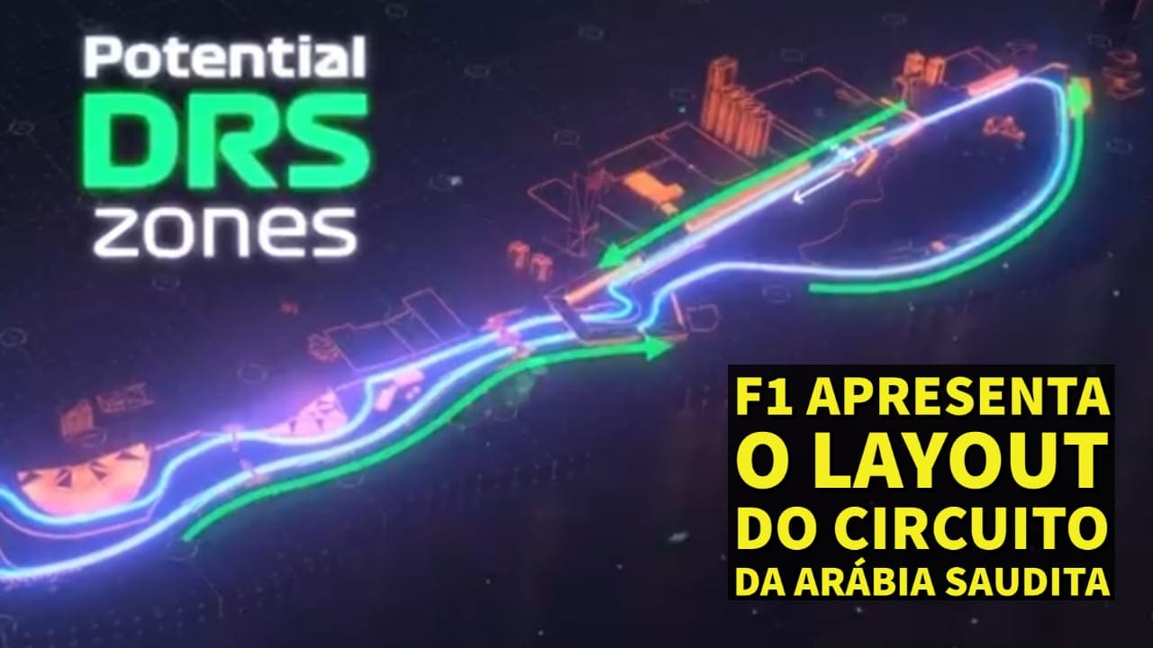 Em Dia: F1 apresenta o layout do circuito de rua da Arábia Saudita