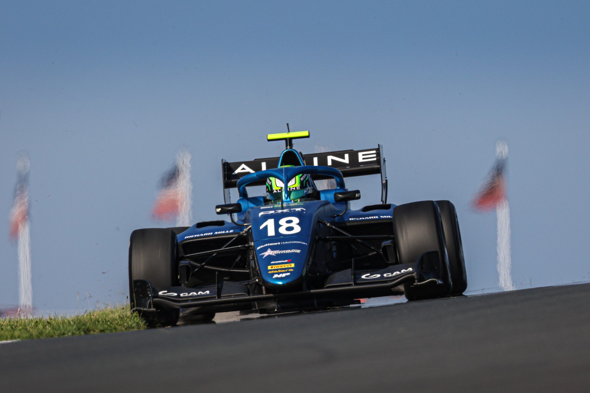 Collet larga da 3ª fila na corrida principal da F3, em Zandvoort