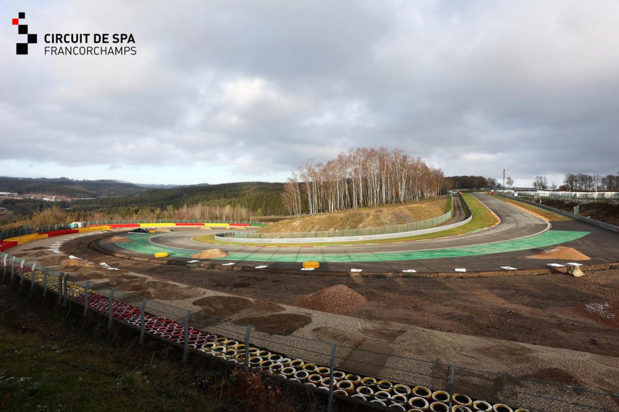 Spa-Francorchamps divulga novas fotos das obras, veja as imagens
