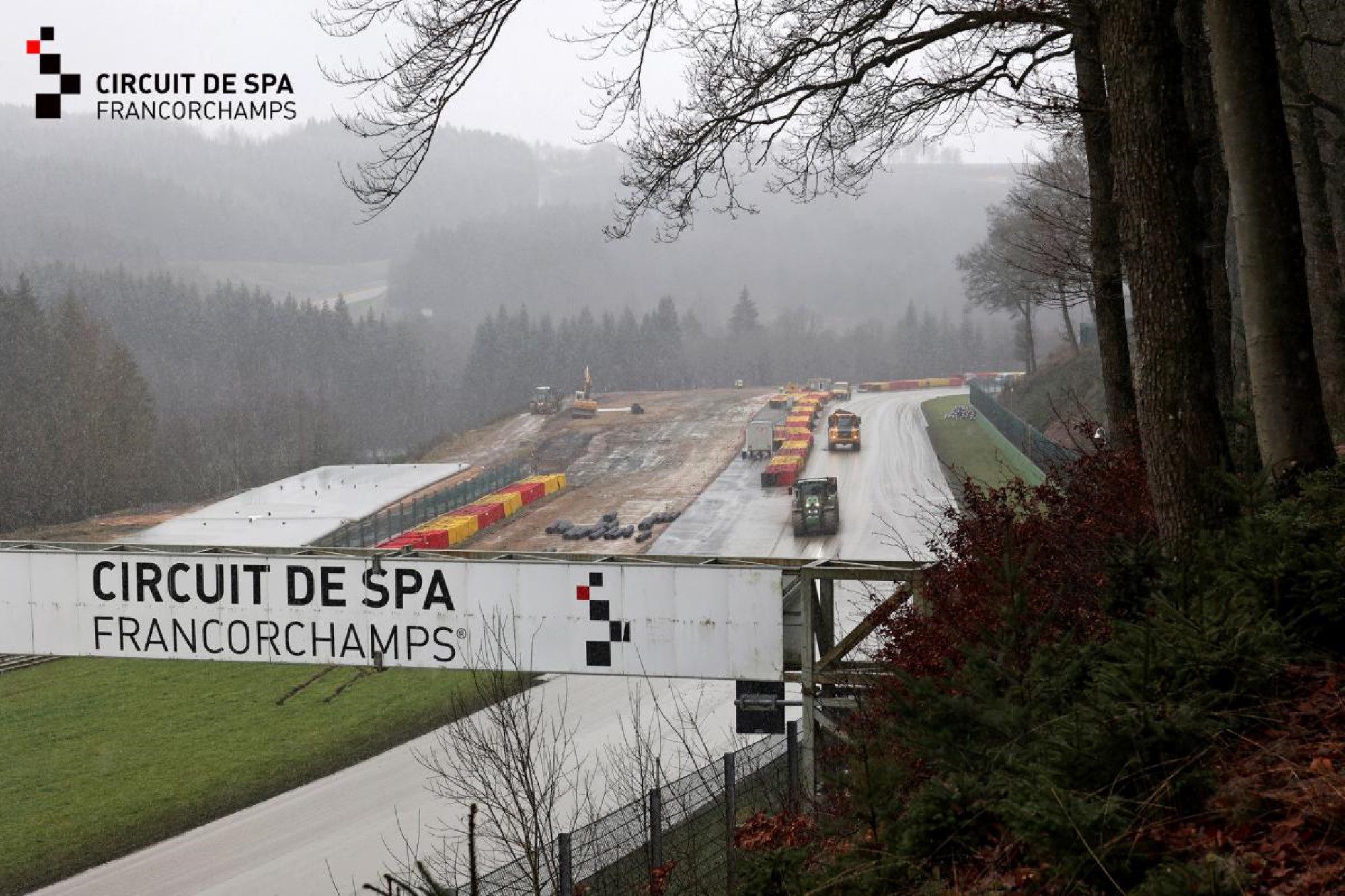 Spa-Francorchamps divulga novas fotos das obras, veja as imagens