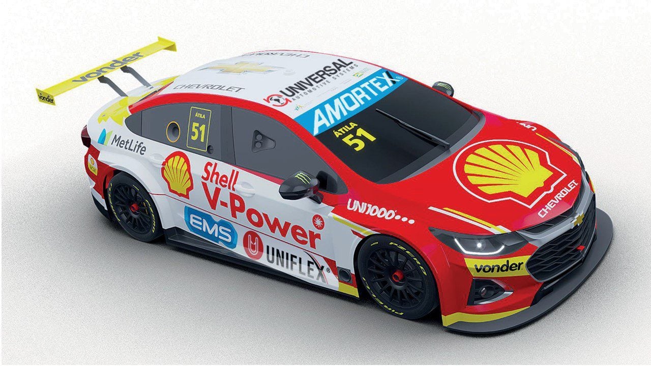 Shell apresenta layouts de seus três carros na Stock Car e anuncia os ...