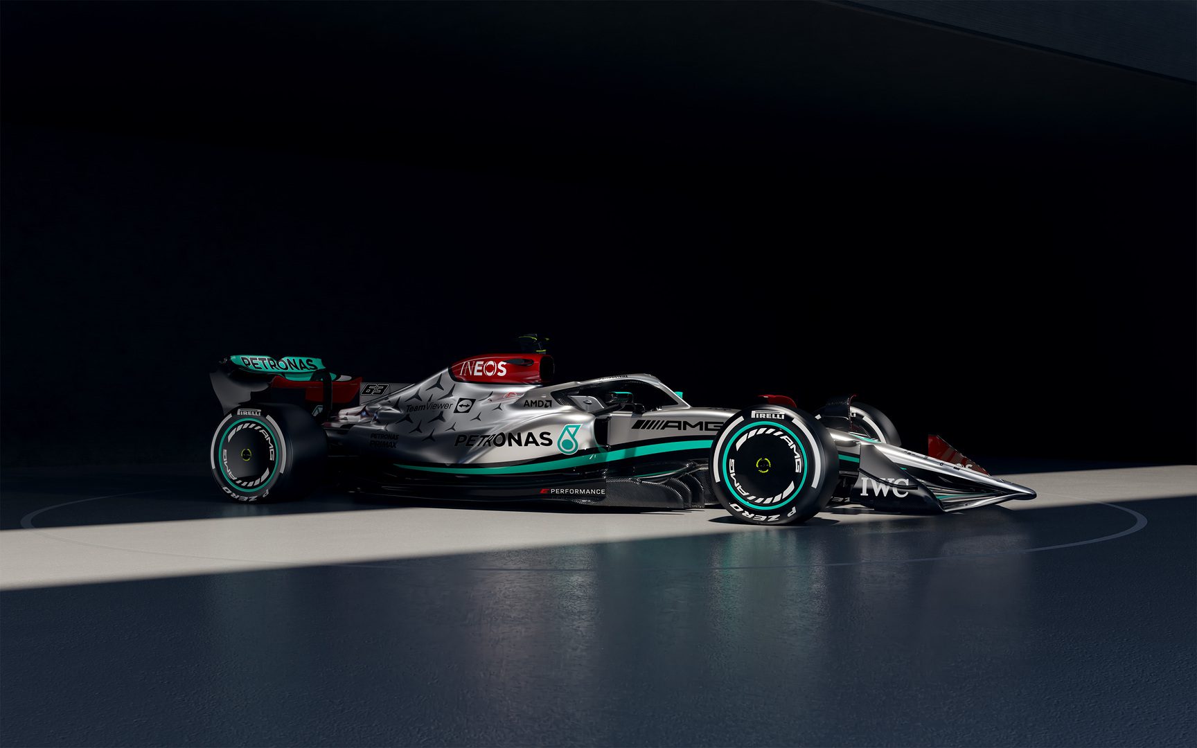 Galeria: as imagens do Mercedes W13 para a temporada 2022 da F1