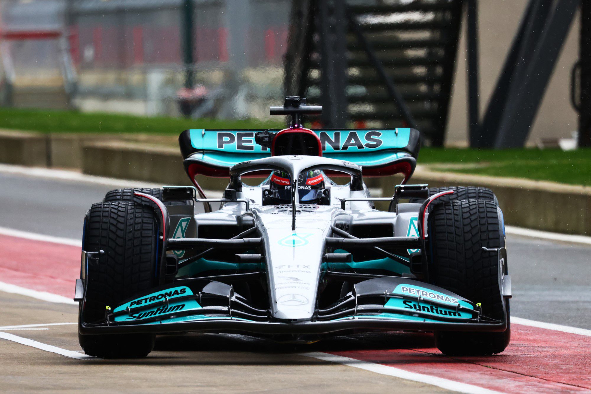 Galeria: as imagens do W13 no shakedown da Mercedes em Silverstone