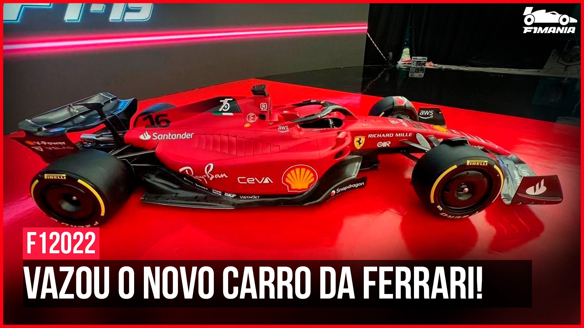Em Dia: Vaza primeira imagem do Ferrari F1-75 para a F1 2022