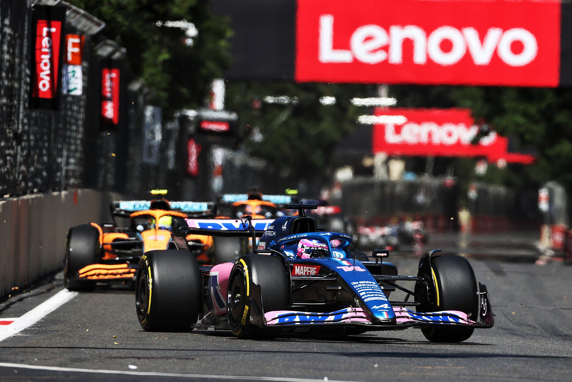 Alpine F1 fez o pit stop mais rápido no GP do Azerbaijão com Alonso
