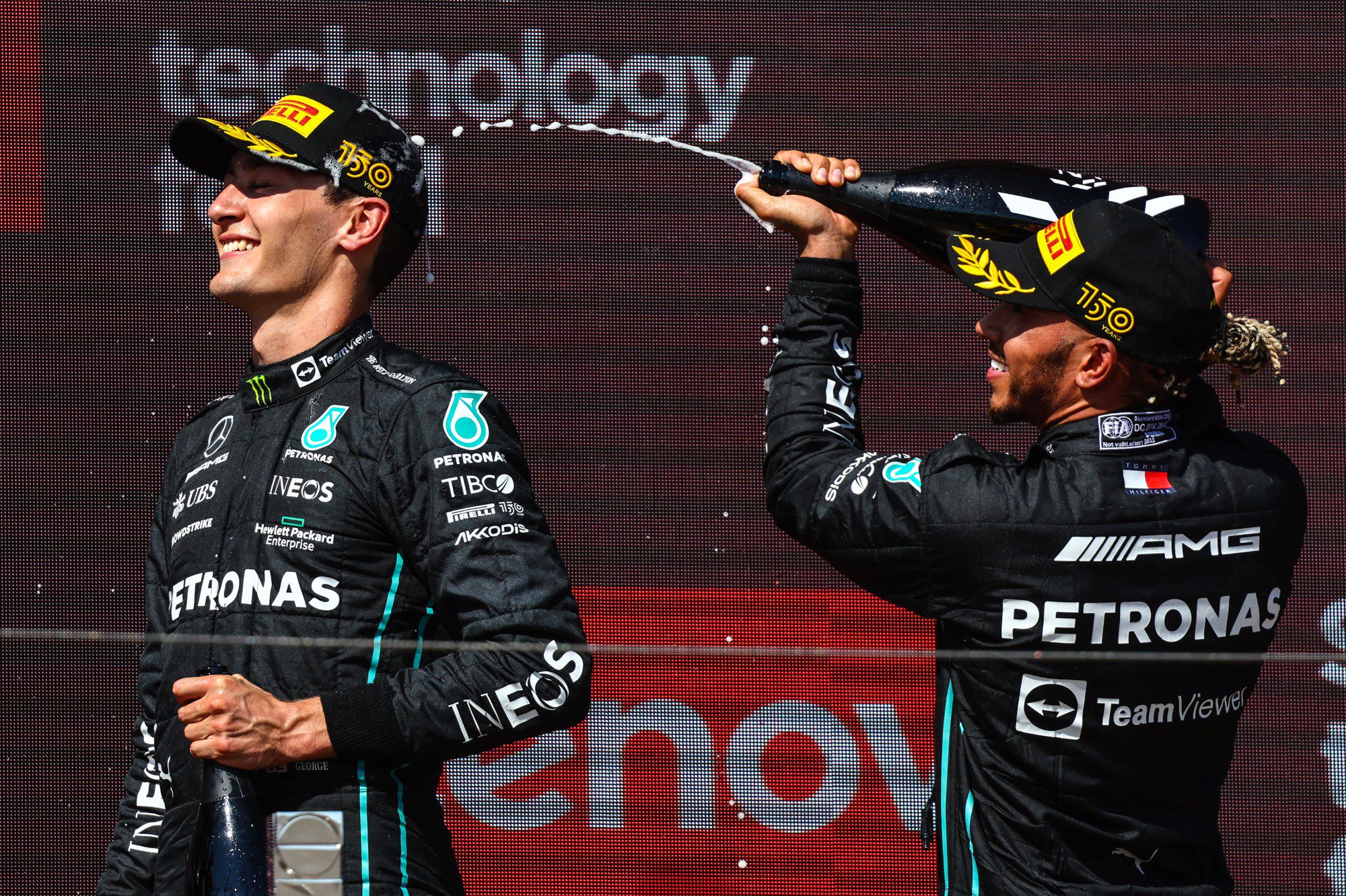 F1: Russell fala sobre sua boa relação com Hamilton