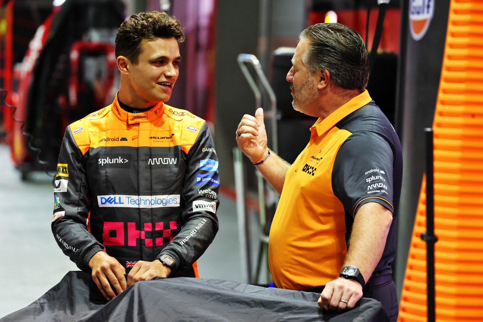 F1: Brown elogia Norris e fala sobre ‘hábito’ que o incomoda