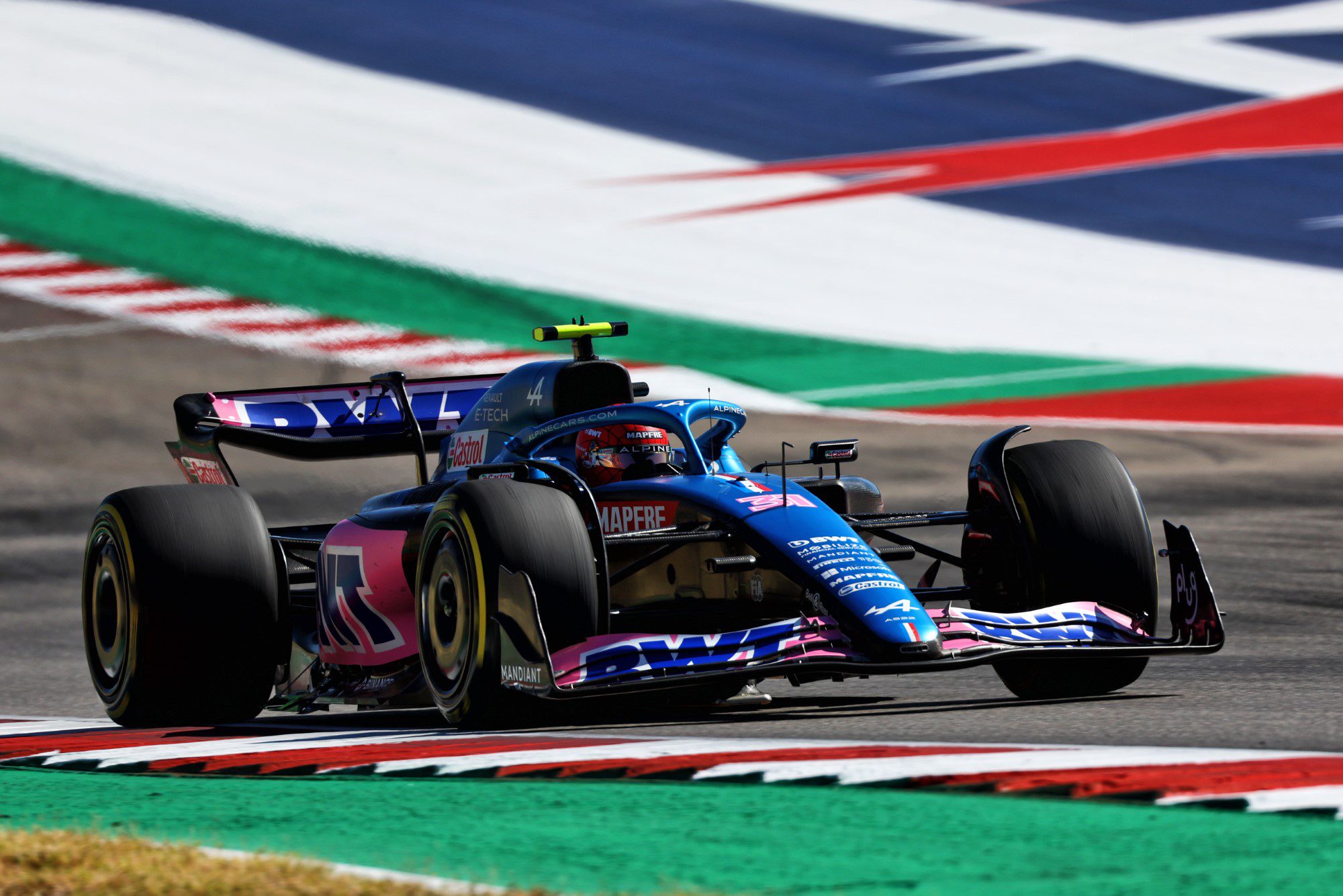 F1: Alpine tem dia tranquilo e produtivo no Texas