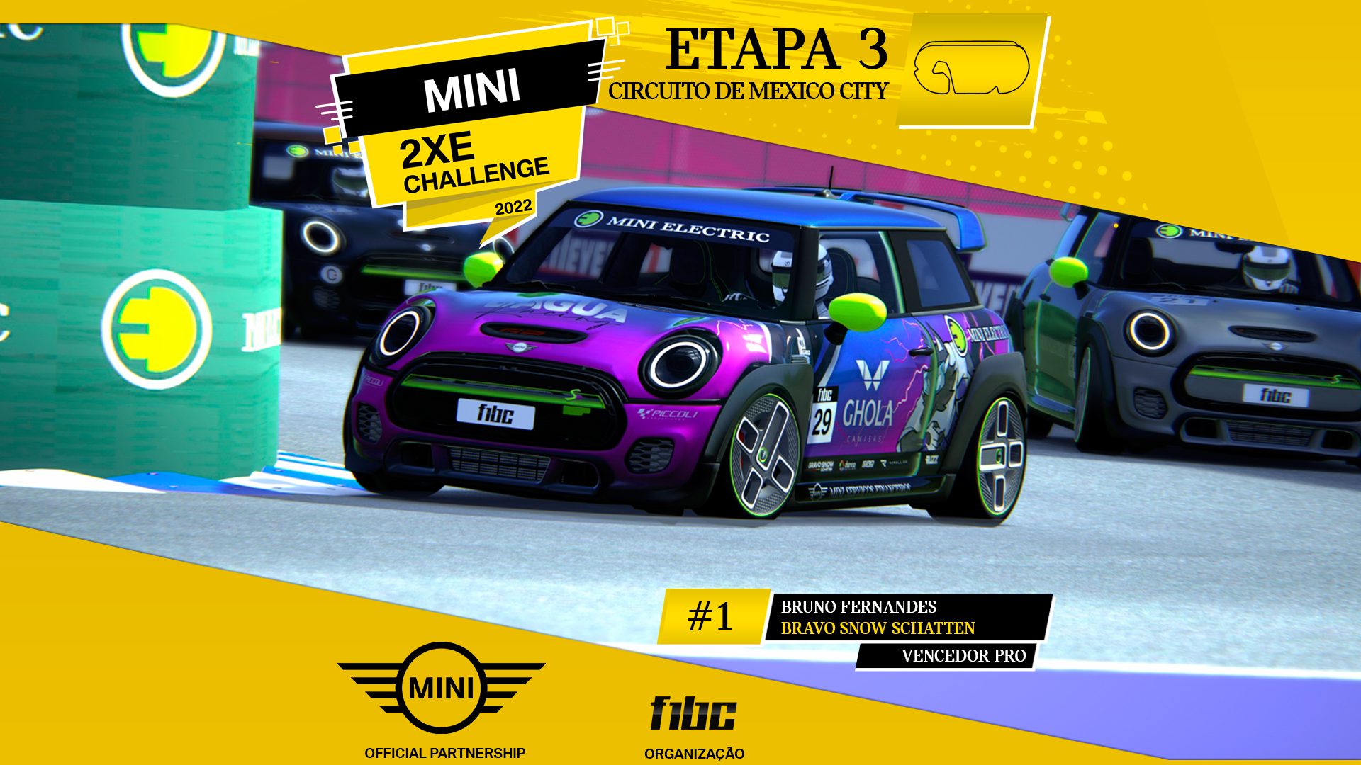 MINI 2XE-Challenge by F1BC: Corrida agitada no México tem nova vitória ...