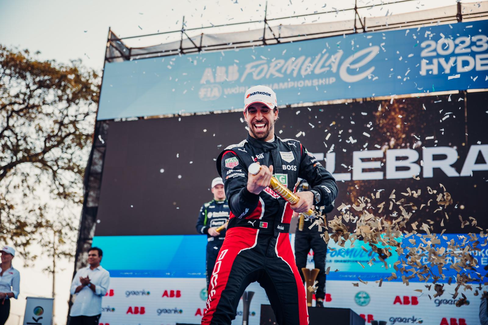 Da Costa comemora pódio na corrida 100 na Fórmula E: “Progredimos a ...