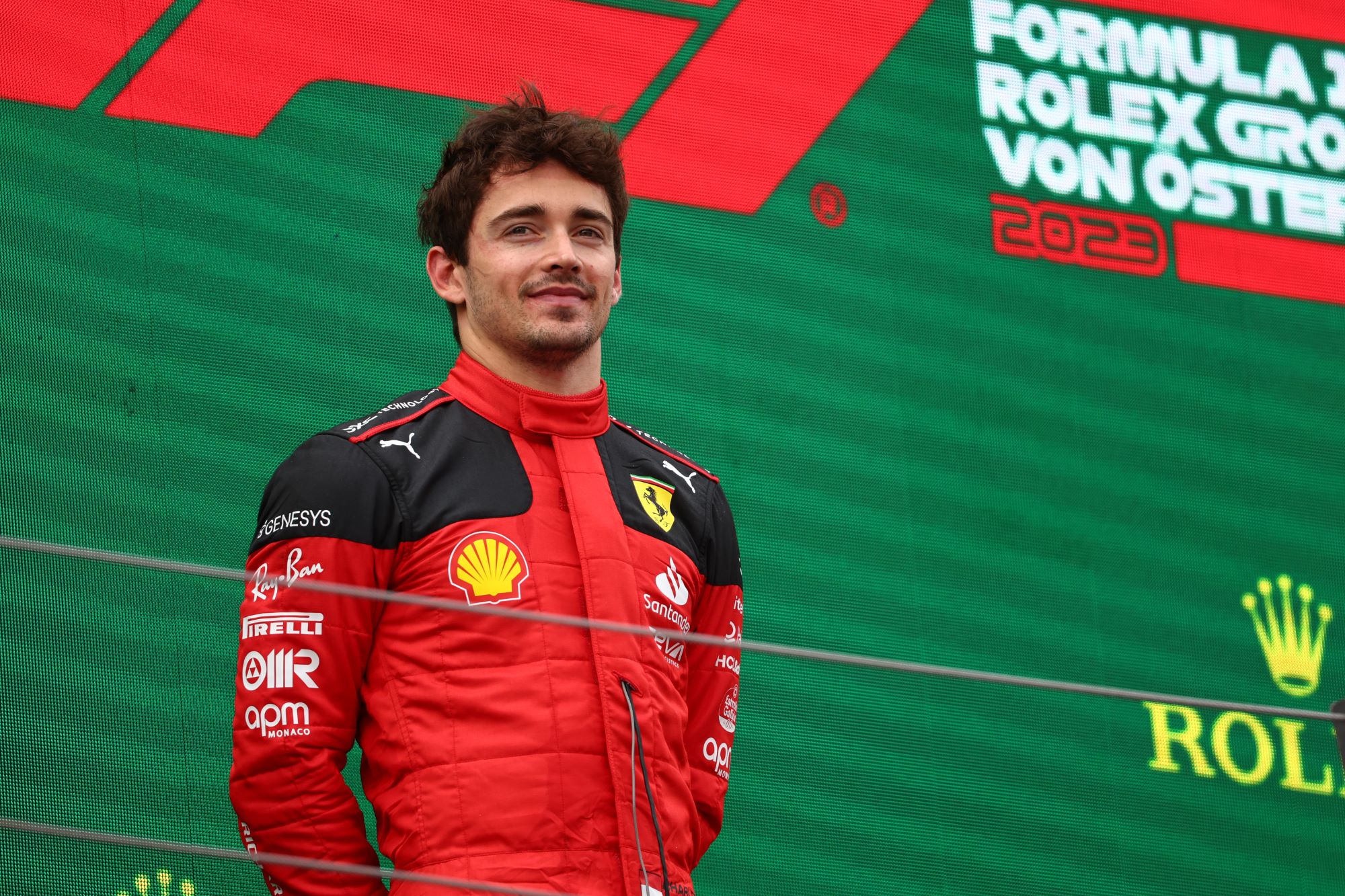F1: Leclerc satisfeito por ter voltado ao pódio