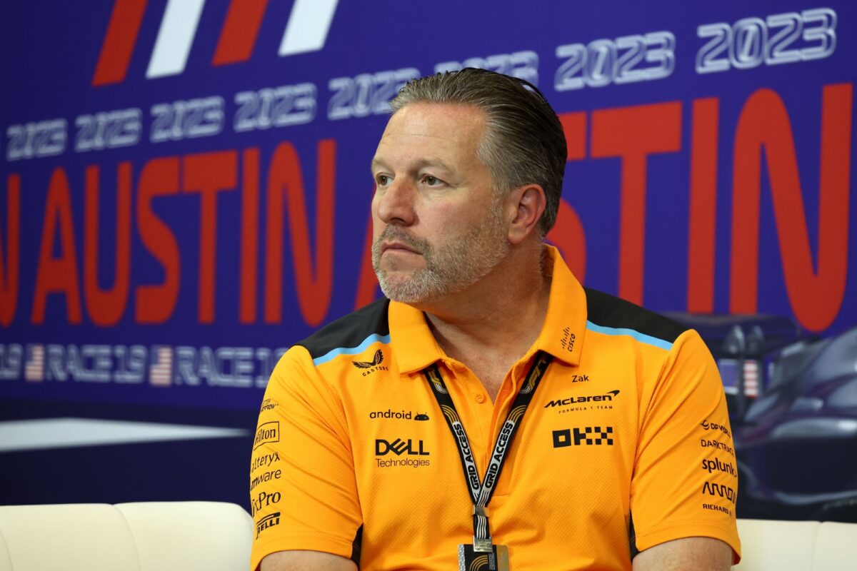 F1: Brown acredita em potencial total para a McLaren somente em 2025