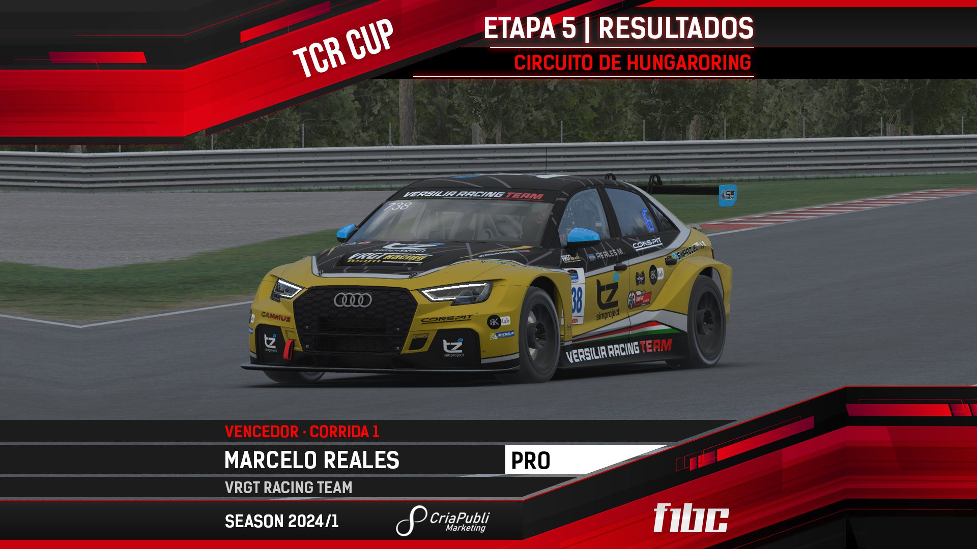 F1BC TCR Cup: Luiz Andrade, Bruno Melo e João Ribas são os campeões em ...