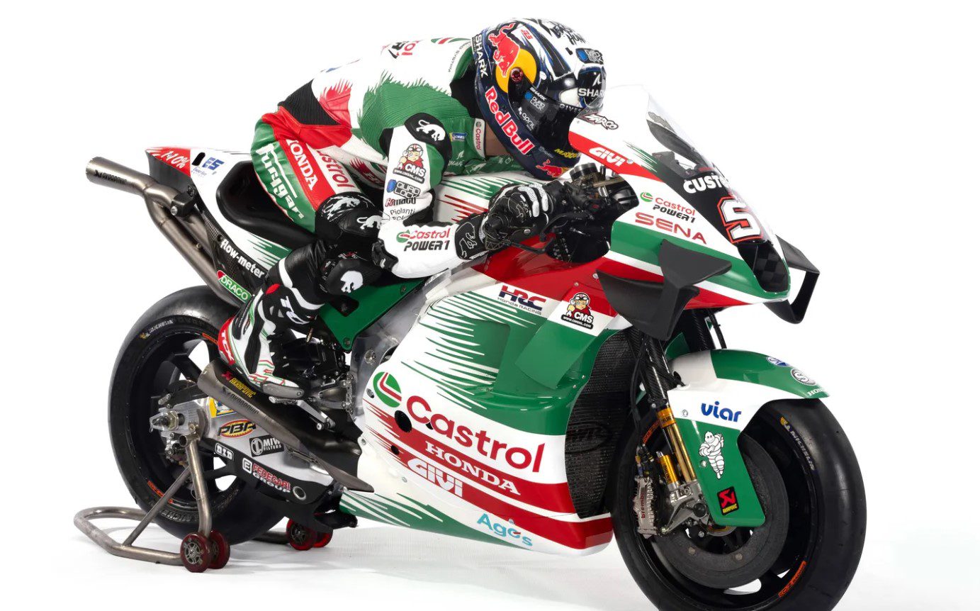 MotoGP: LCR Honda mostra pinturas de Johann Zarco e Takaaki Nakagami para 2024
