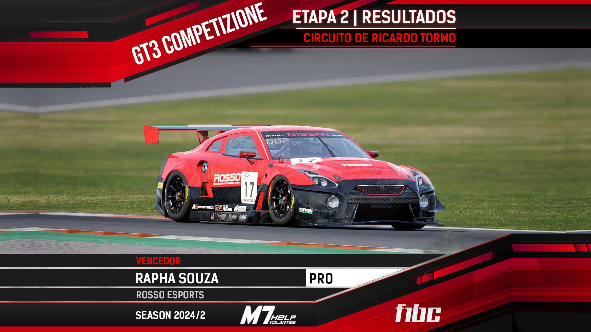 F1BC GT3 Competizione: Em Valência, Rapha Souza vence duelo com Guilherme Buzato