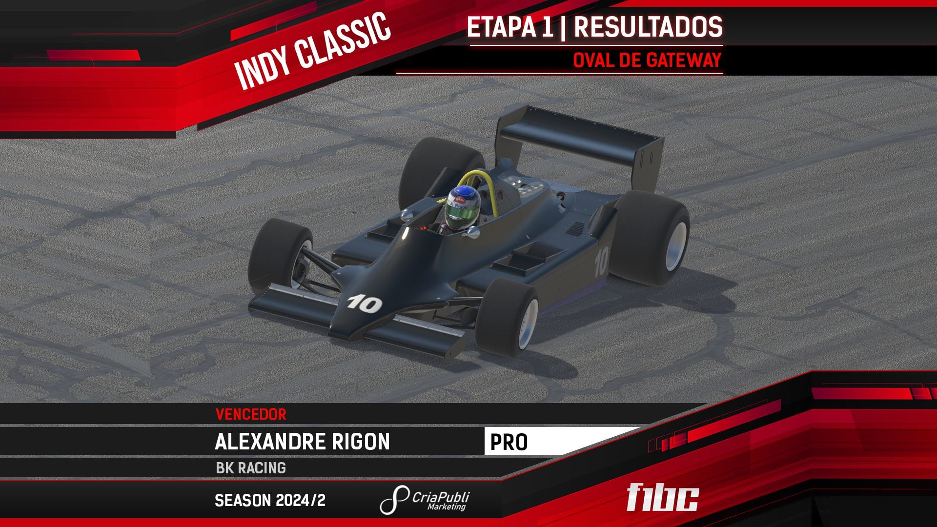 CriaPubli Indy Classic: Alexandre Rigon vira o jogo na última volta em ...