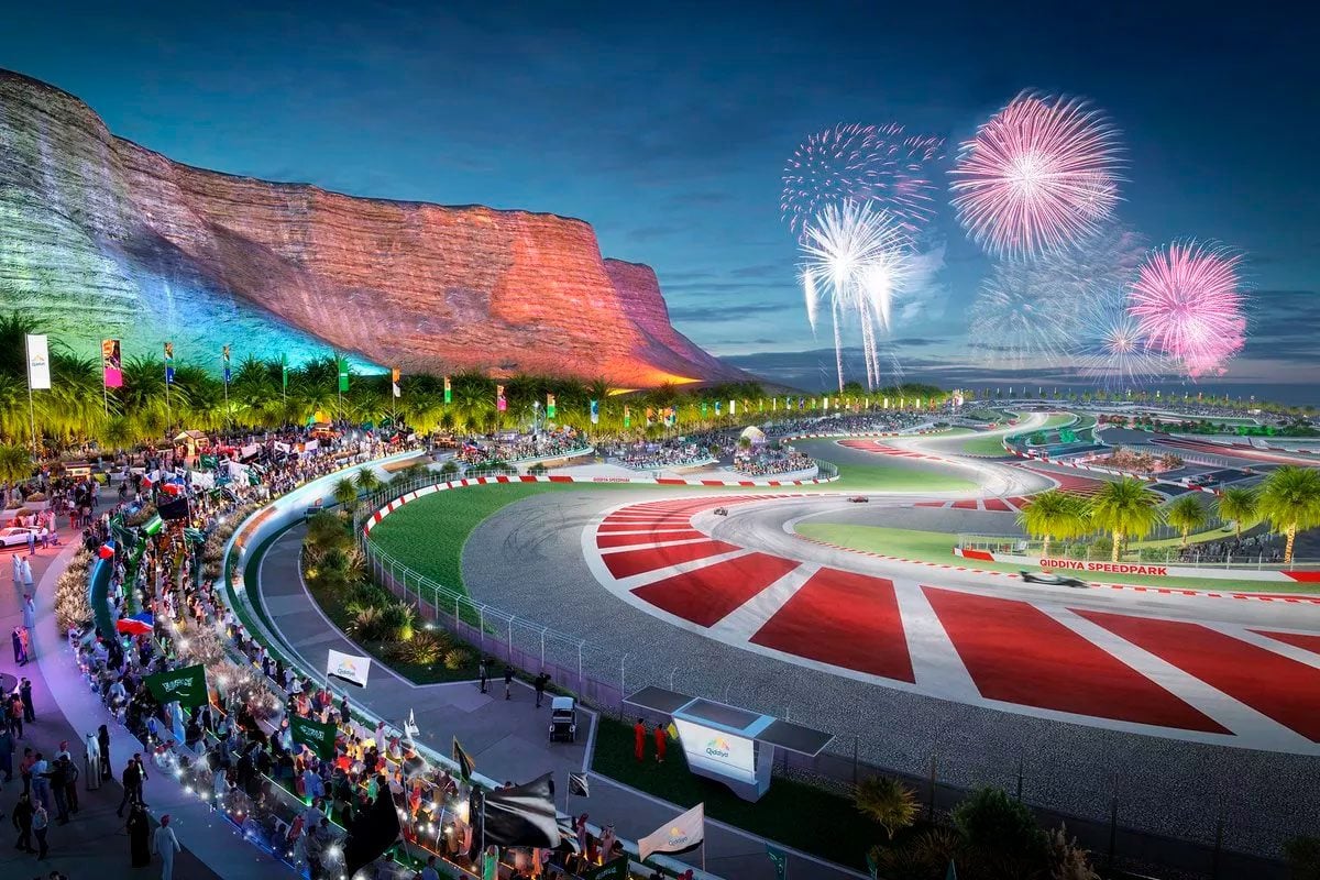 F1: Arábia Saudita revela detalhes do novo circuito de Qiddiya para o GP