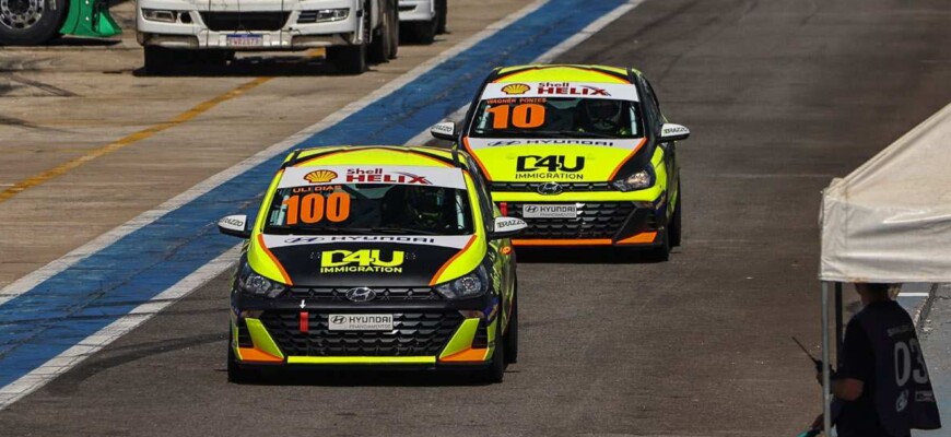 Com carro da D4U Immigration, Uli Dias lidera treino da Copa HB20 em ...