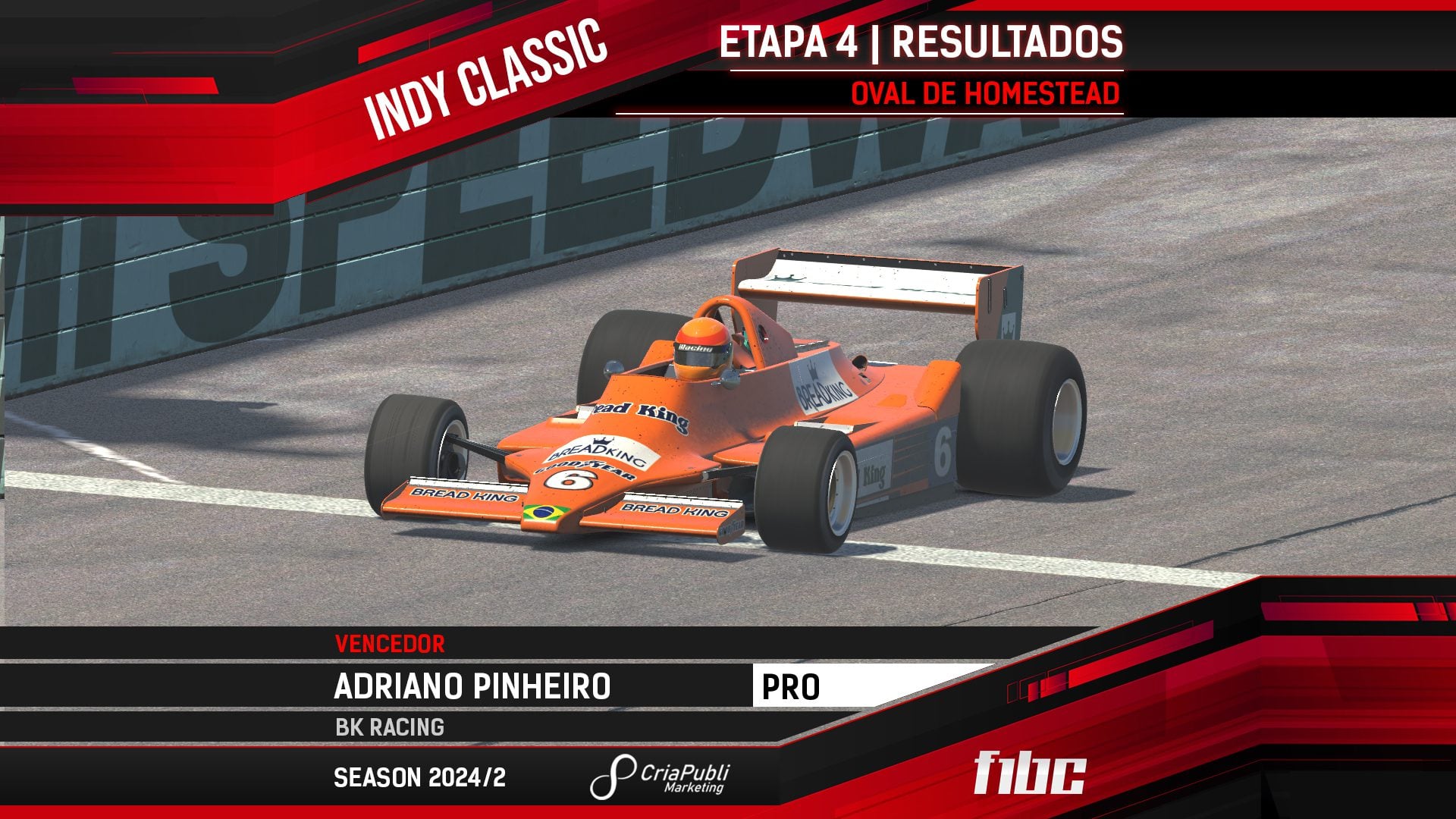 CriaPubli Indy Classic: Em Homestead, Adriano Pinheiro (BK) vence e ...