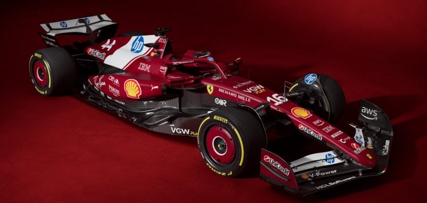 F1: Ferrari tem vermelho mais escuro e branco para ano de estreia de ...