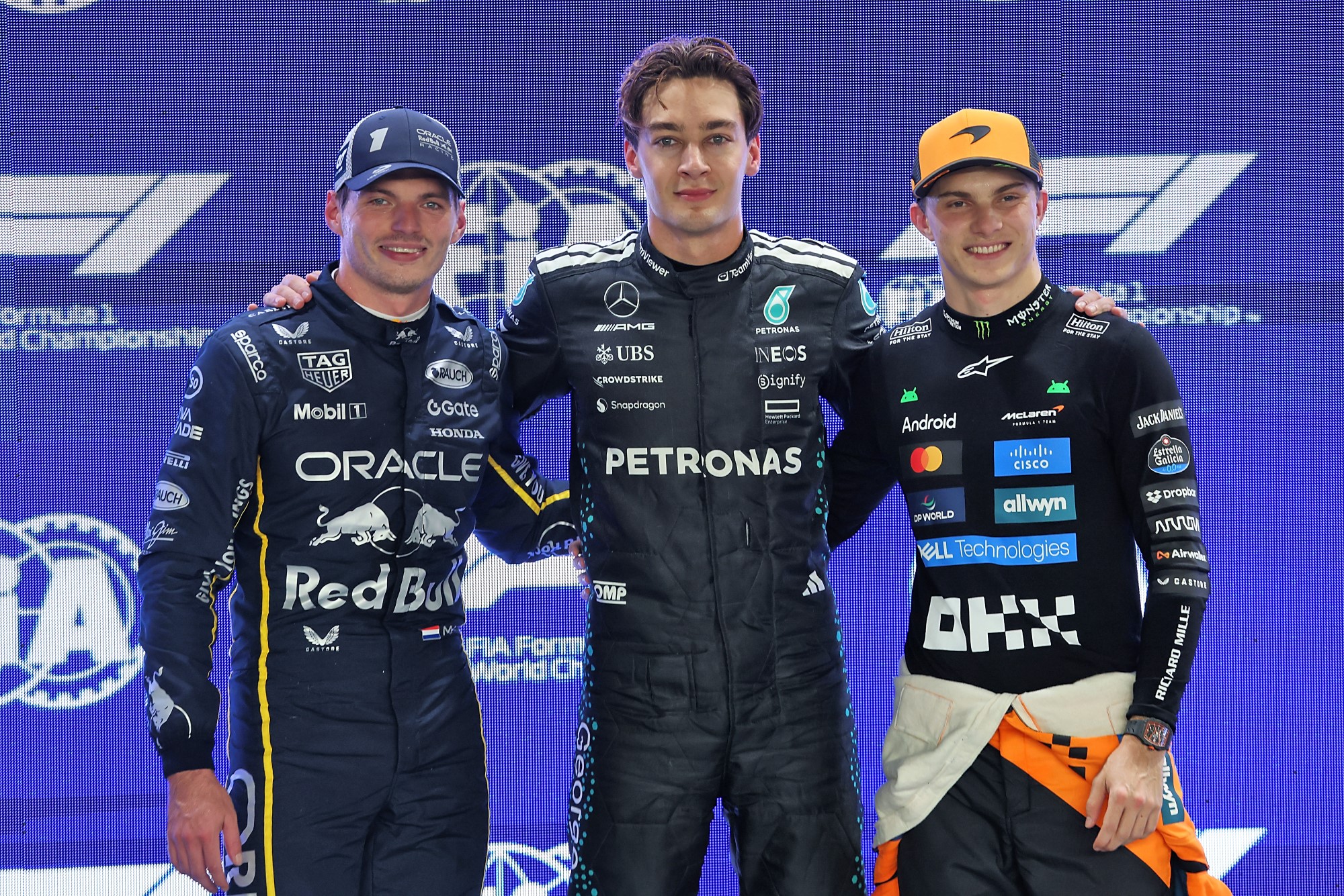 F1: FIA divulga o grid de largada oficial do GP de Singapura 2025